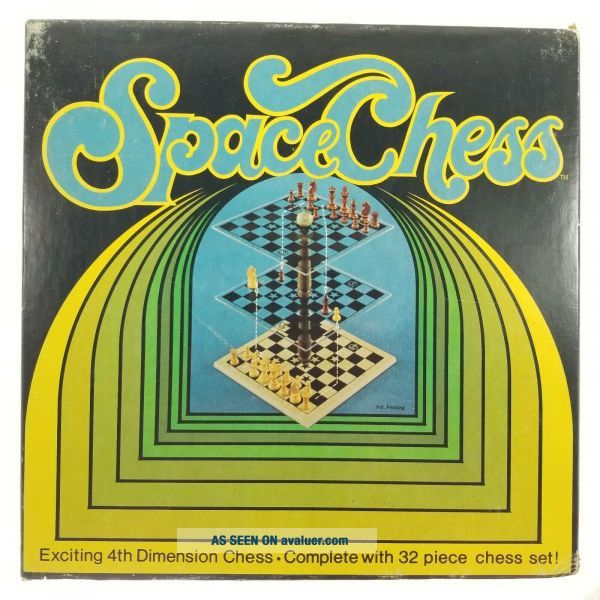 Vintage 1970 Pacific Game Company SPACE CHESS 3 Level 4 Dimension ...