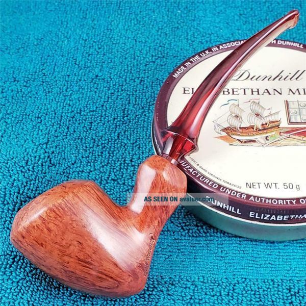 DON WARREN 360 FLAME GRAIN BENT ACORN FREEHAND AMERICAN ESTATE Pipe ...
