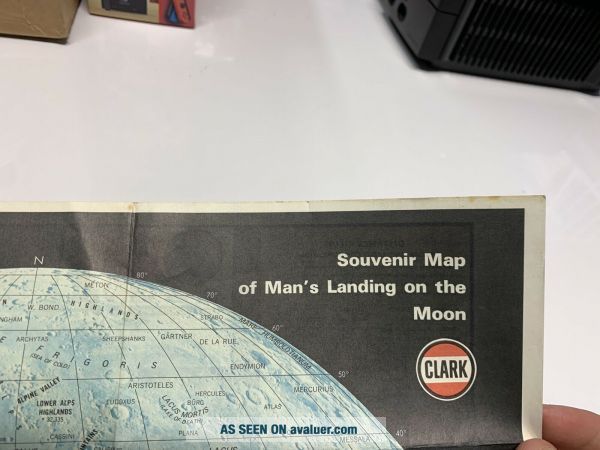 Vintage Ronald McDonald Rand McNally Map Of Outer Space, Map Of Moon ...