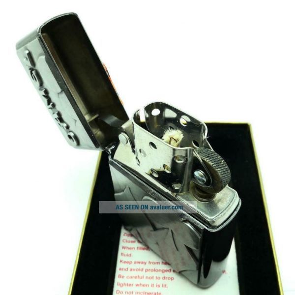 Vintage 1996 Zippo Camel Card Suits Pewter Midnight Chrome | #27264609