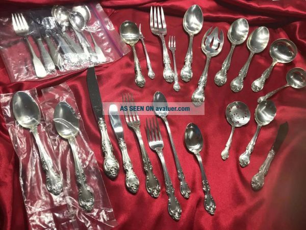 Melrose By Gorham Sterling Silver Flatware Set. | #27282487