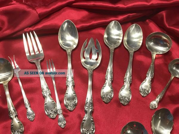 Melrose By Gorham Sterling Silver Flatware Set. | #27282487