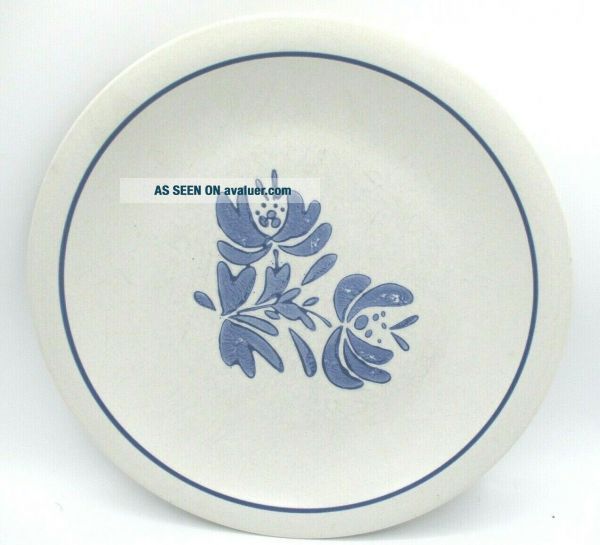 Vintage Pfaltzgraff YORKTOWNE 10 1/4 " Dinner Plate Set Of 5 Blue ...