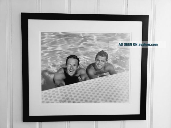 B&W Framed Photo Of Cary Grant And Randolph Scott By Jerome Zerbe ...