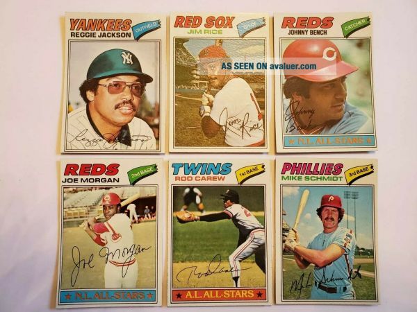 1977 Complete Set Of 660 Topps Baseball Cards In EX - MT And EX ...