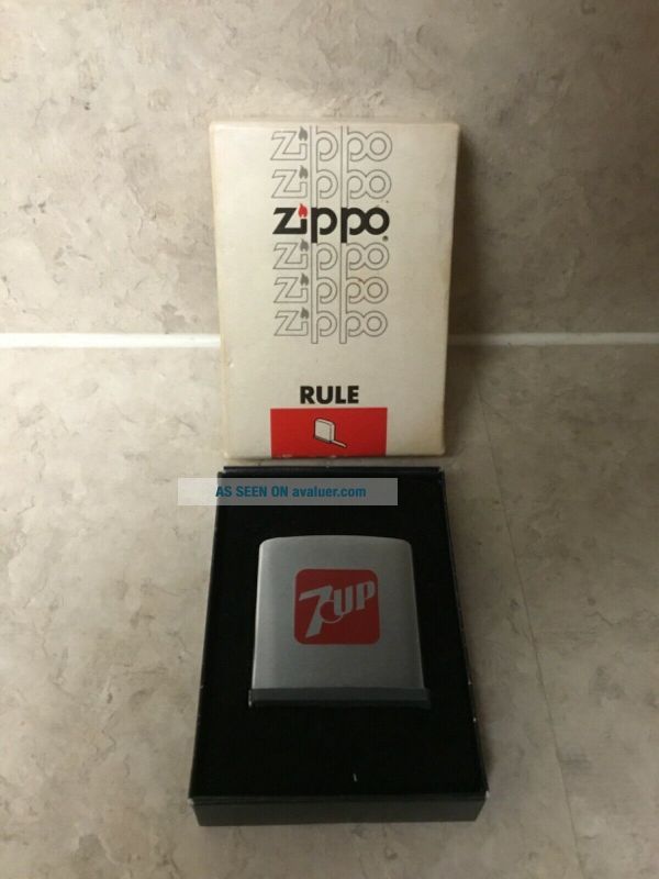1960s Zippo Tape Measure Rule No. 6260 7up Logo On Front With Box ...