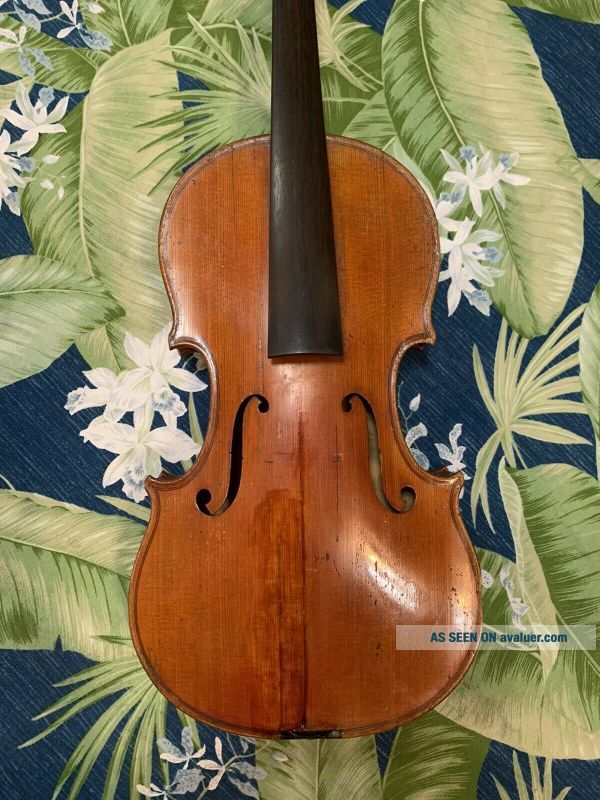 Old ANTIQUE 4/4 German Violin Heinrich Heberlein Vintage | #27391576