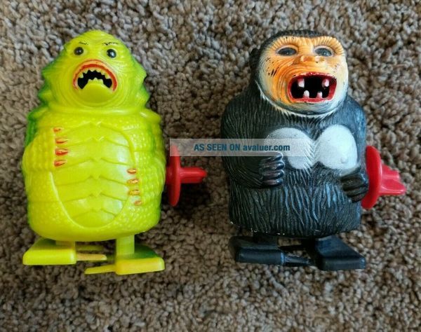 2 Vintage Wind Up Sparking Toy Creature From The Black Lagoon & King ...
