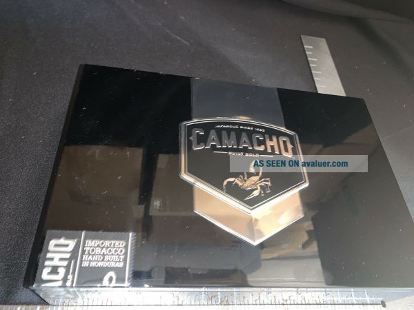 Camacho Triple Maduro Black Empty Wood Cigar Box | #27416281