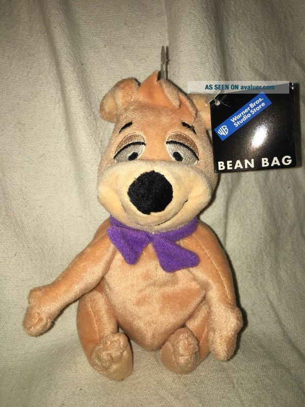 VTG Warner Bros Studio Store Boo Boo Bear Bean Bag Plush Hanna Barbera ...