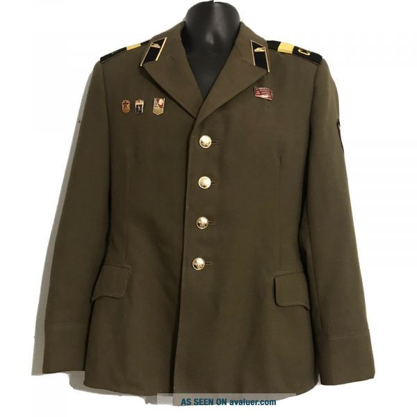 Vintage Soviet Russian Military Army Uniform Jacket Great For Theatre ...