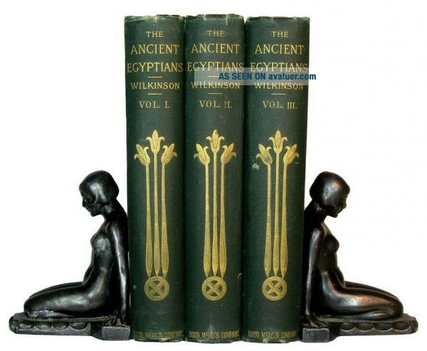 1878 EGYPT EGYPTIAN ANCIENT HISTORY SET ARCHAEOLOGY ART GODS TOMBS ...