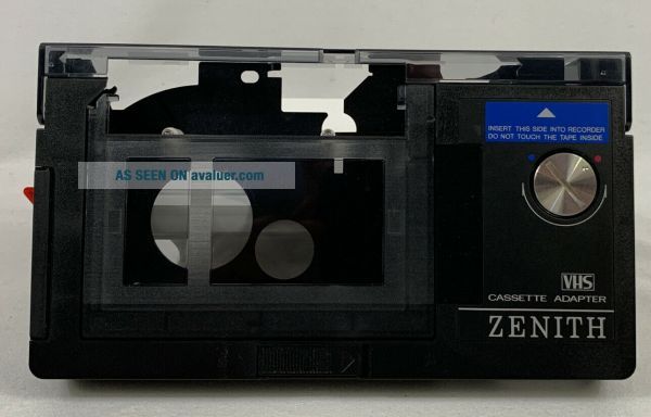 Zenith VHS - C Cassette Adapter VAC414 W/ Case Vintage OEM Fast | #27577473