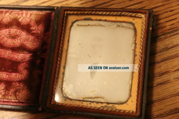 Antique Daguerreotype Of A Handsome Young Man In Gutta Percha Frame ...