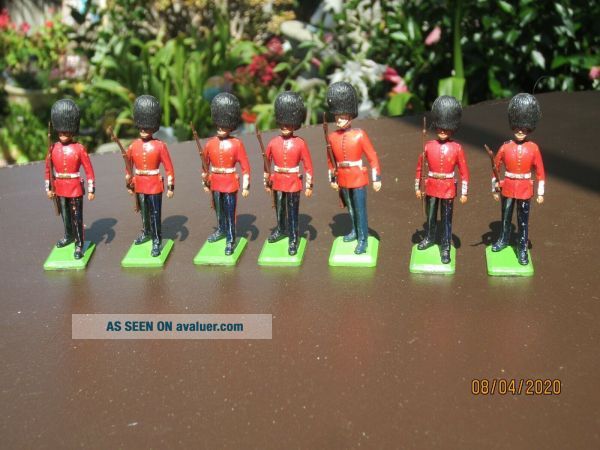 (7) Vintage BRITIAN LTD/ Grenadier Guards Soldiers/ Lead Diecast ...
