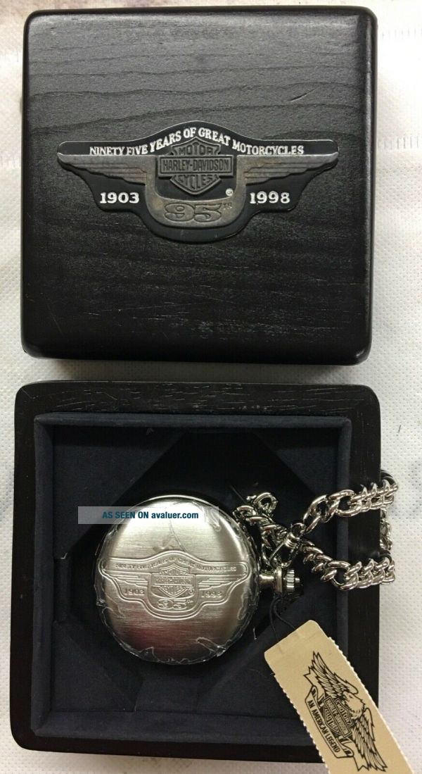 Harley Davidson NOS 95th Anniversary Pocket Watch | #27651422