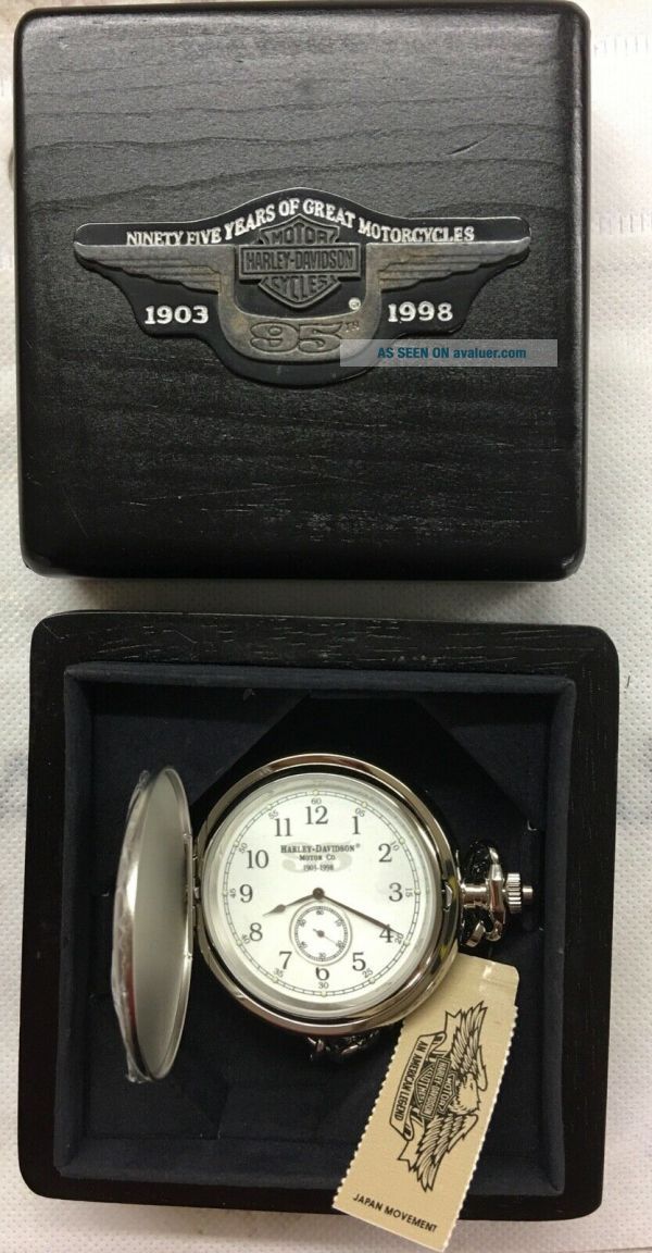 Harley Davidson NOS 95th Anniversary Pocket Watch | #27651422