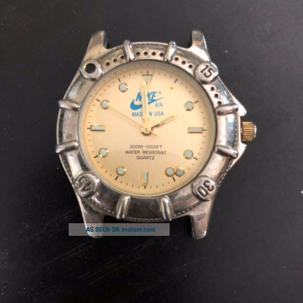 Vintage Nike Air Watch Made In USA Model 5268k Embossed Logo NO BAND ...