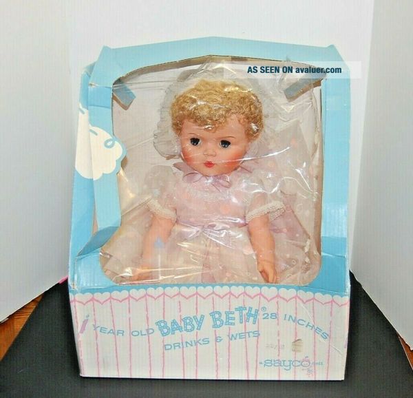 Vintage 1 Year Old Baby Beth 28 " Doll - A Sayco Doll | #27788437