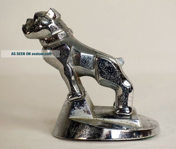 Vintage Mack Trucks Chrome Bulldog Hood Ornament Patent 87931 | #27689022