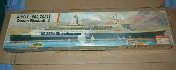 Airfix 1/600 RMS Queen Elizabeth 2 Cunard Ocean Liner Model Kit | #27722884