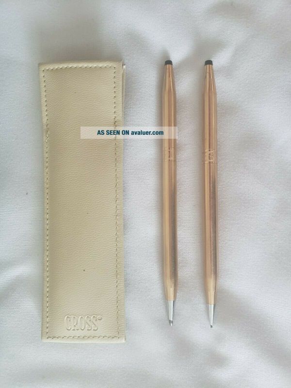 Vintage Cross Pen & Pencil Set 14K Gold Filled | #27862858