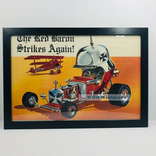 Rare Tom Daniel Red Baron Strikes Again Hot Rod - MONOGRAM - 1968 ...