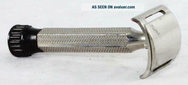 Vintage - Corn Double Edge Razor - - W/Art Deco Handle - Black End ...