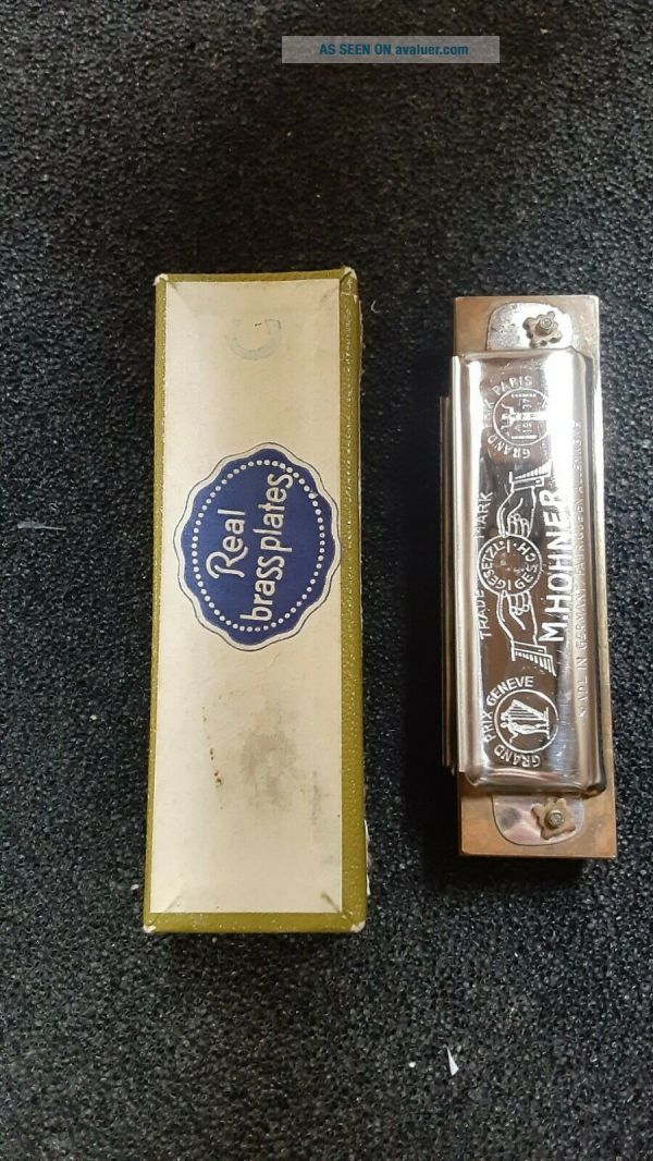 Hohner Vest Pocket Harp Harmonica Key C, Vintage Small Hohner Harmonica ...