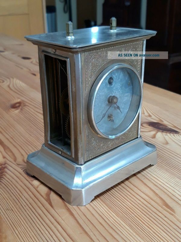 Antique German Musical Carriage Clock Uhrenfabrik Villingen Maurer ...