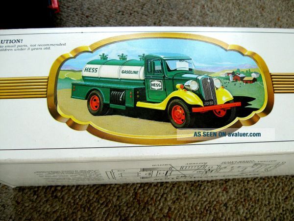 VINTAGE 1980 ' S AMERADA HESS GASOLINE TANKER TRUCK THE FIRST HESS ...