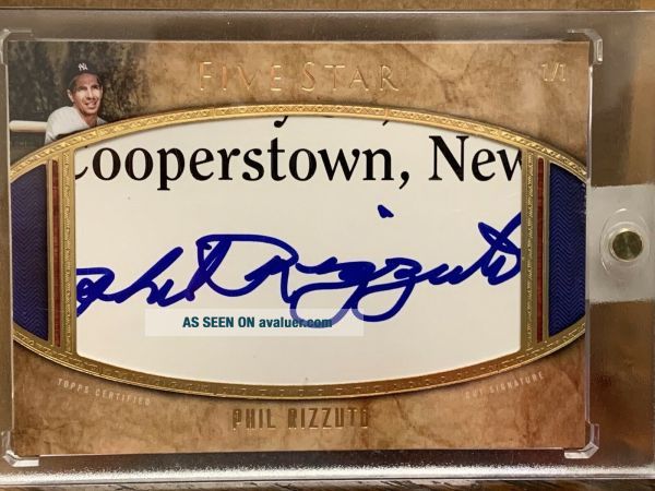 Phil Rizzuto 1/1 Topps Five Star Cut Auto Yankees 2017 | #27845445