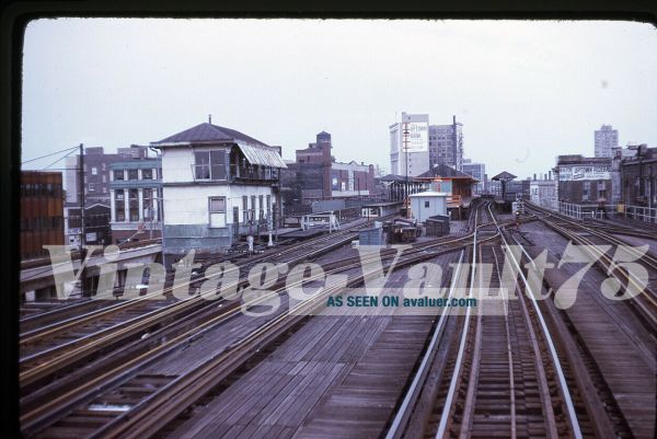 SLIDE CTA CHICAGO TRANSIT WILSON STATION KODACHROME 1975 | #27909369