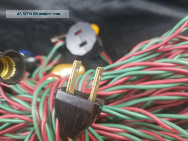 Vintage 1950 ' S Pennant Christmas Lights String Of 17, Plus Other ...