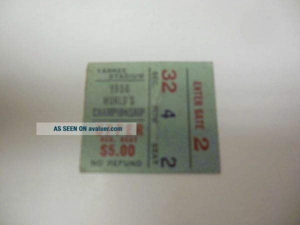 1958 NFL CHAMPIONSHIP TICKET YANKEE STADIUM COLTS VS GIANTS GREATEST ...