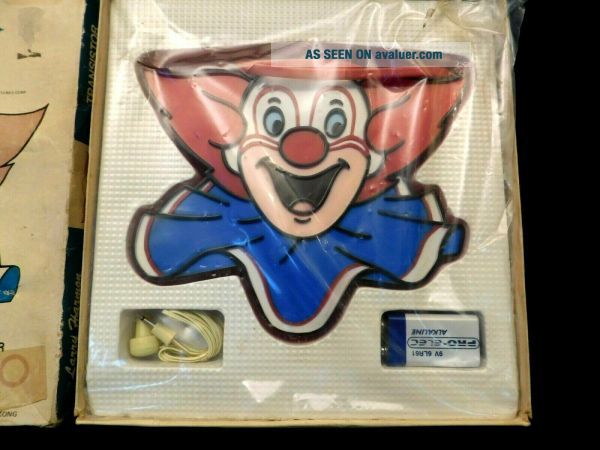 VINTAGE OLD ANTIQUE BOZO THE CLOWN ANTIQUE TRANSISTOR RADIO | #28049551