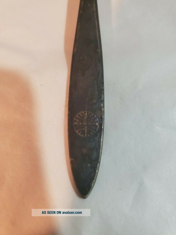 VINTAGE Pan Am Airlines Spoon & Fork International Silver Exclusive ...