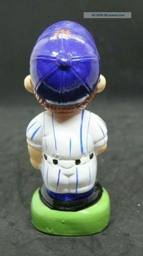 Vintage York Mets 1960s Ceramic Bobblehead Green Base | #28132635