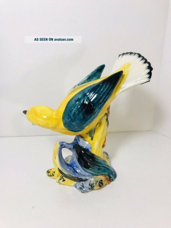 Vintage Stangl Art Pottery Birds 3447 Yellow Kentucky Warbler Bird ...