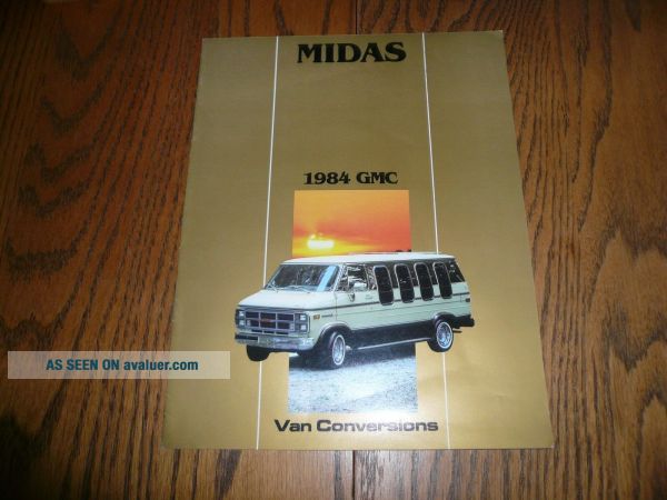 1984 GMC Midas Van Conversions Sales Brochure - Vintage | #28283645