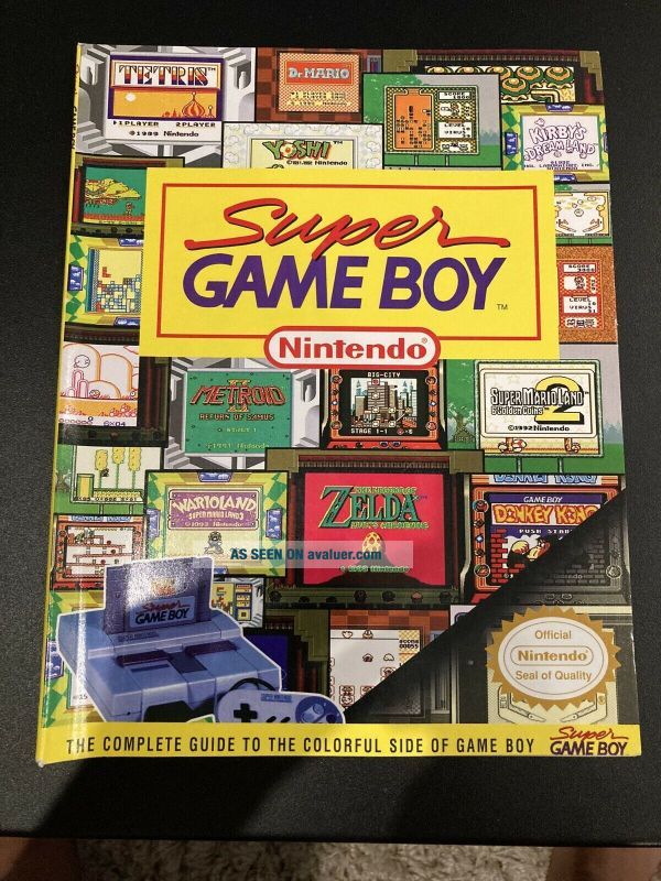 Game Boy Complete Guide Nintendo Book Mario Metroid Zelda Kirby Vintage ...