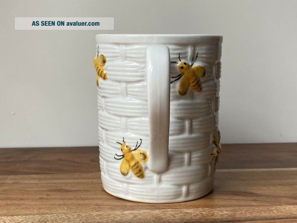 Vintage Save The Bees Mug Andrea By Sadek Honey Bee Basket Pattern ...