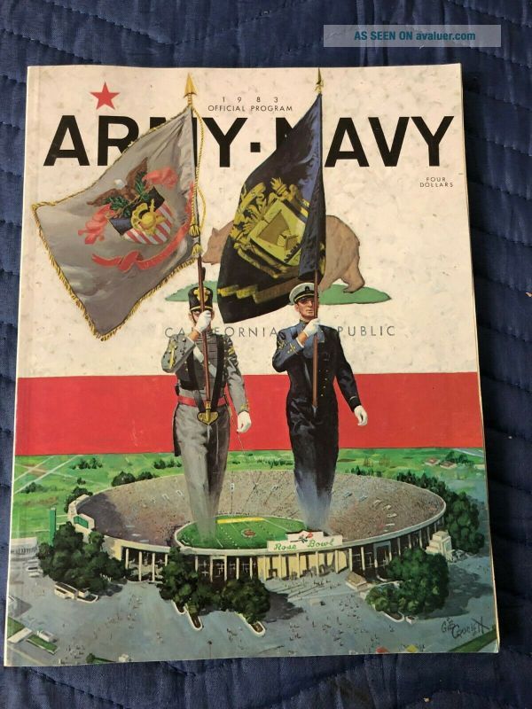 1983 Army Vs. Navy Official College Football Program | #28216972