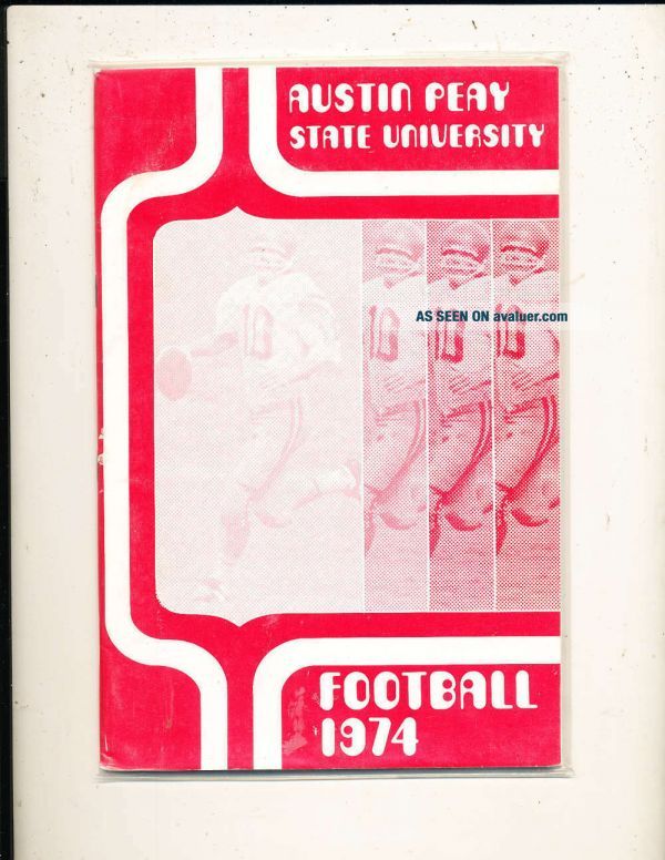 1974 Austin Peay State Football Media Guide Bx121 | #28232201
