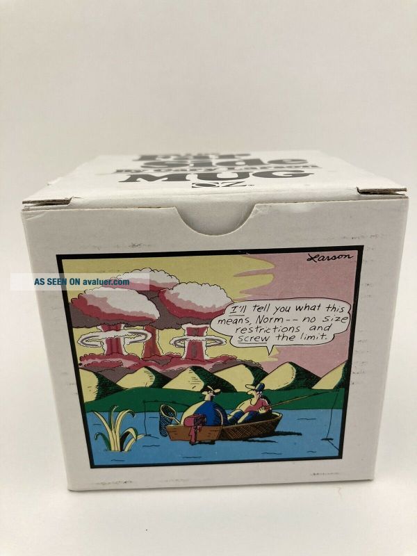 Vintage The Far Side Gary Larson Nuclear Fishing Screw The Limit Coffee ...