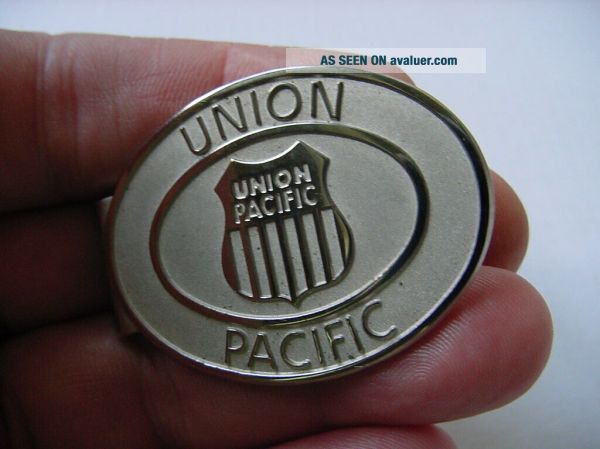 NM Vintage Union Pacific Railroad Money Clip Silver Money Clip ...