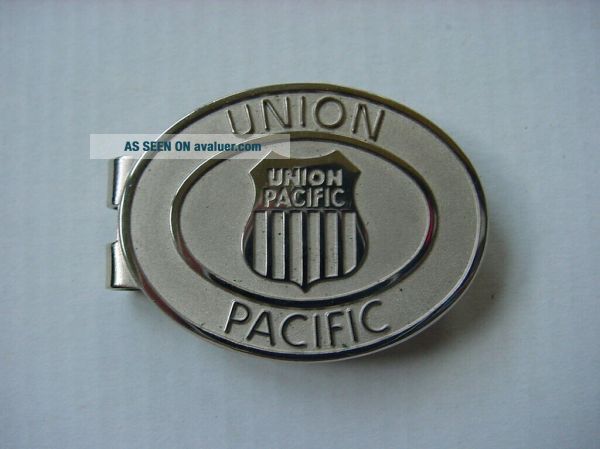 NM Vintage Union Pacific Railroad Money Clip Silver Money Clip ...