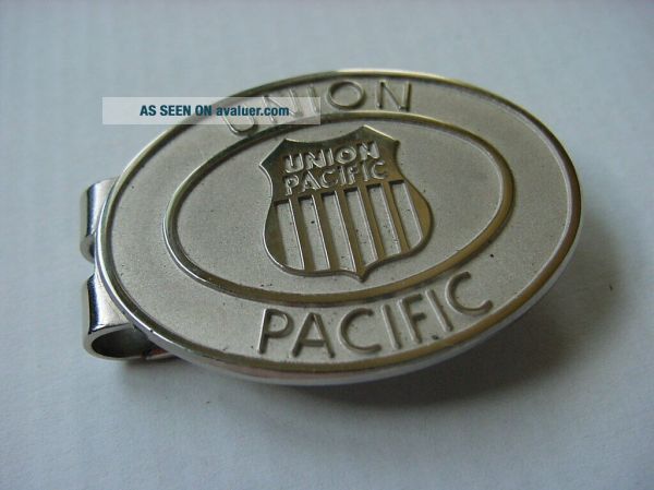 NM Vintage Union Pacific Railroad Money Clip Silver Money Clip ...