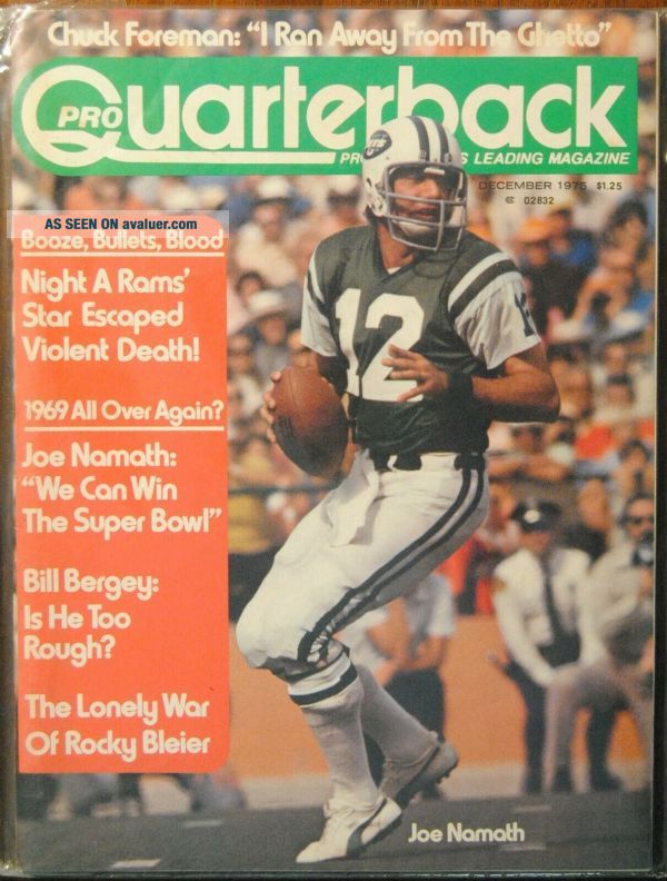 1975 Pro Quarterback - York Jets Joe Namath | #28301163
