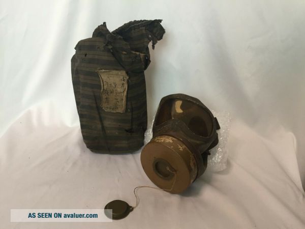 Japanese Antique WW2 Imperial Japanese Army Gas Mask FC | #28335697